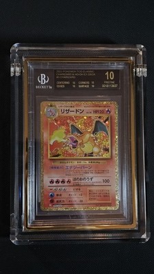 BGS- Black Label- 10 - Charizard Holo - Charizard and Ho-Oh ex Deck | eBay