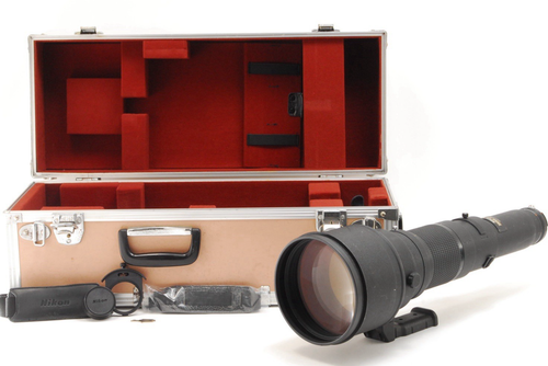 🎦【 Exc+5 in Trunk 】Nikon Ai-s Nikkor 800mm f5.6 ED Telephoto MF Lens ...