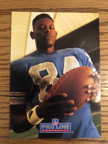 Herman Moore 1991 Pro Line Portraits Lions Card #281 *6408* | eBay