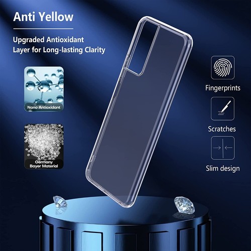 For TCL 40 SE Case, Slim Clear Silicone Shockproof Gel Phone Cover For ...