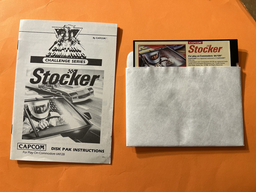 Commodore 64/128 -Stocker with manual - Tested - Works Great - Rare ...
