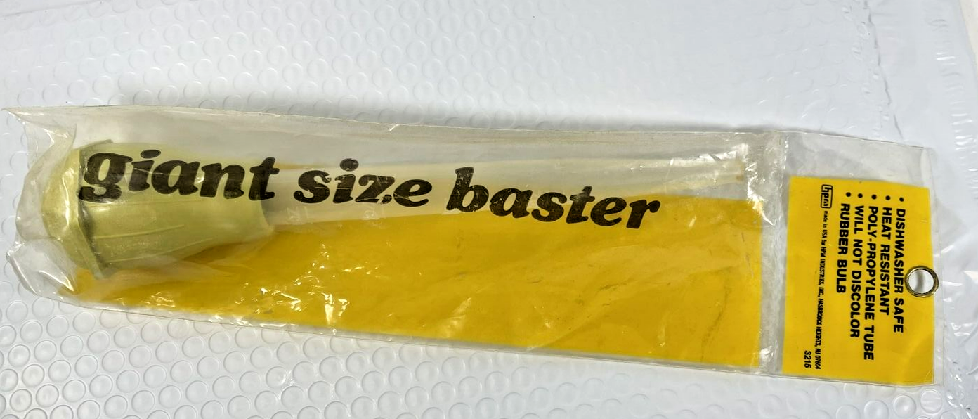 VTG NOS H.P.M. Giant Size Baster Unbreakable Nylon Heat Resistant ...