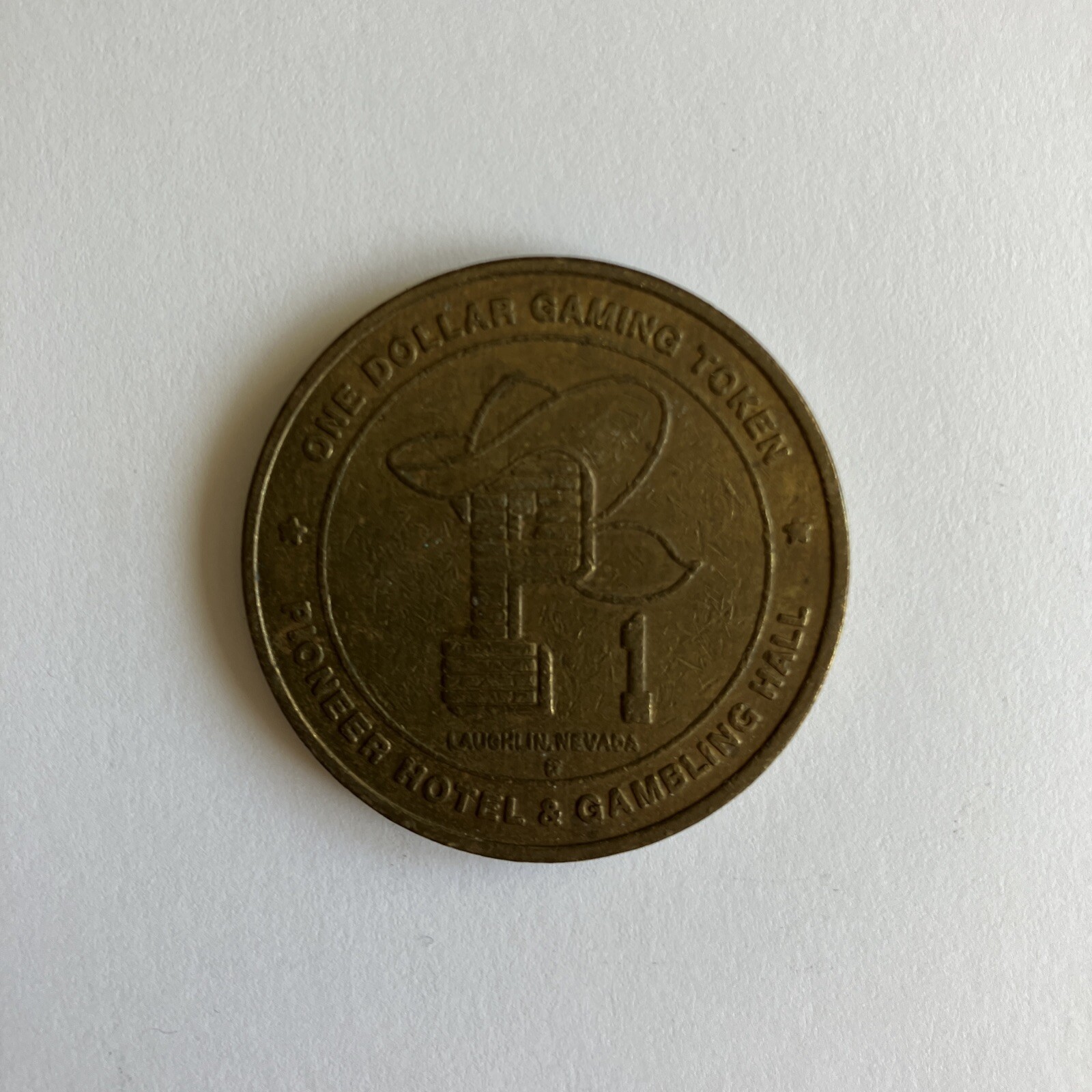 Vintage Pioneer Hotel Casino $1 One Dollar Gaming Coin/Token Laughlin ...