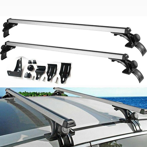 48" Car Universal Top Roof Rack Cross Bar Luggage Cargo Carrier Rails ...