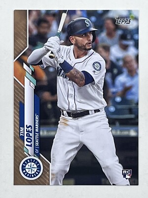 Tim Lopes 2020 Topps Gold RC /2020 #654 Sports MLB Mariners OF Trading ...