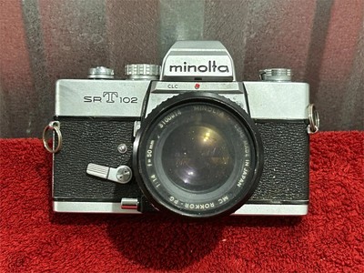 Minolta SRT-102 35mm SLR Film Camera with Lens | Vintage Camera | Great ...