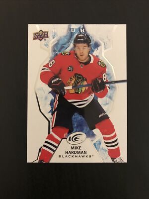 2021-22 Upper Deck UD Ice Rookie #129 Mike Hardman Chicago Blackhawks ...