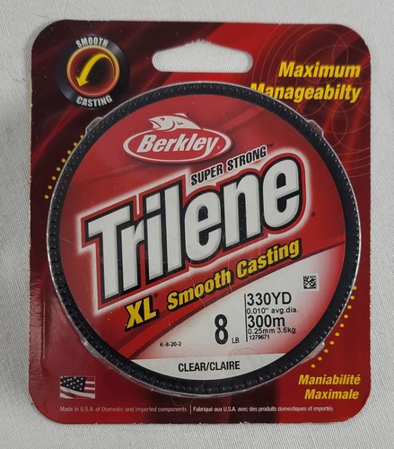 Berkley Trilene XL Monofilament Smooth Casting Fishing Line 8Lb 330 Yd ...