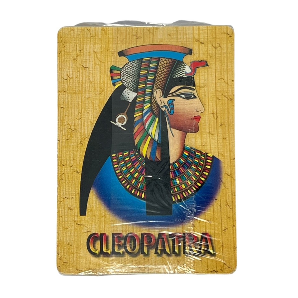 Cleopatra Pharaoh Egyptian Playing Cards Deck – Factory Sealed, Vintage ...