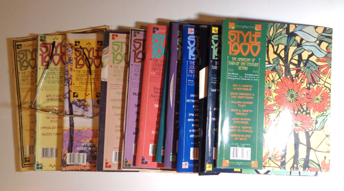 "STYLE 1900" MAGAZINE LOT OF 12 ISSUES. ARTS & CRAFTS - MISSION STYLE ...