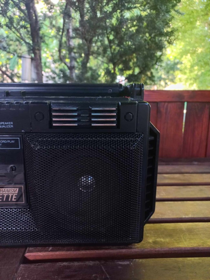 Sharp WQ T231Z vintage rare double cassette, radio boombox as is | eBay