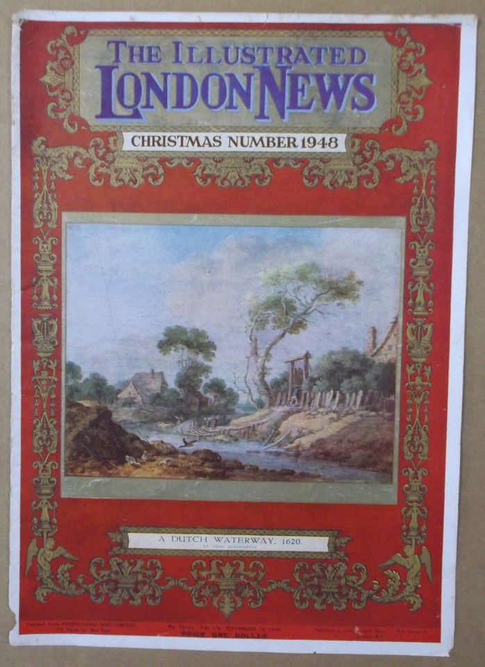 1948 McVITIE & PRICE BISCUIT Magazine AD~CHRISTMAS~Illustrated London ...