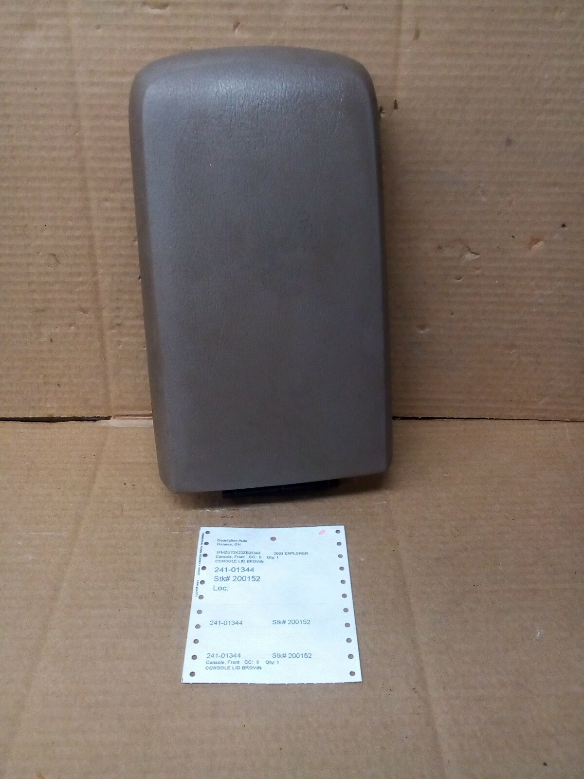 2002-2003 FORD EXPLORER CONSOLE LID BROWN | eBay