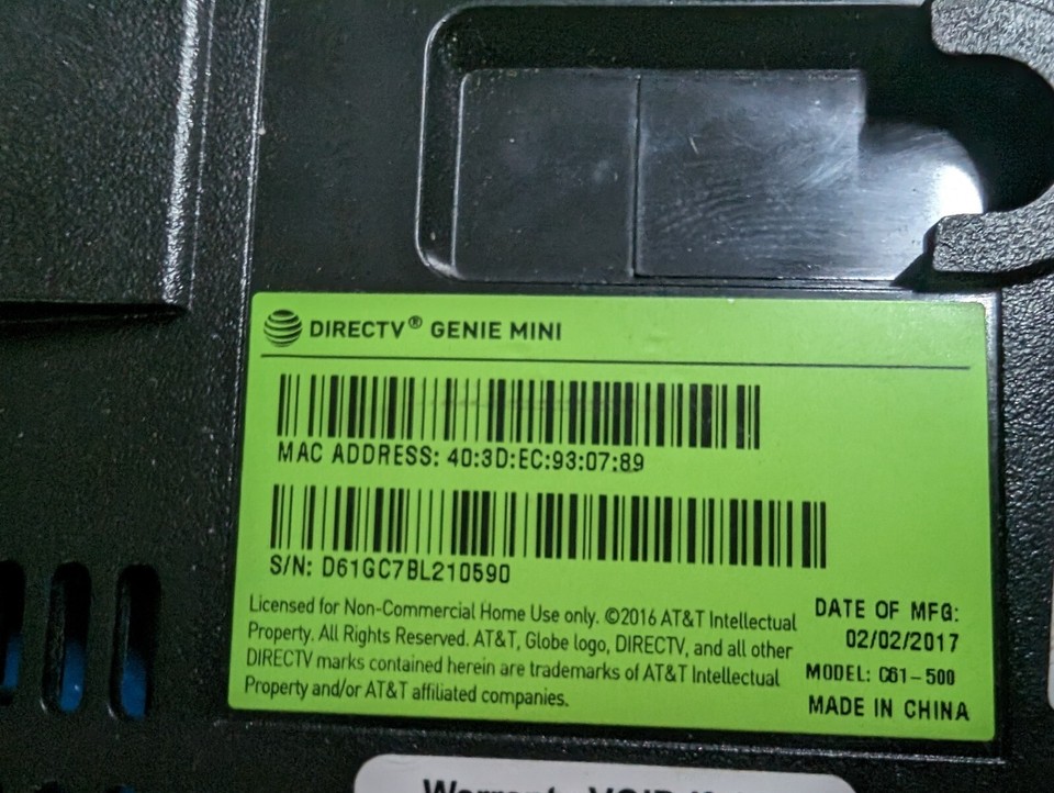 Directv Genie mini C61-500 Satellite Receiver With Accessories | eBay