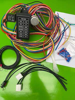 Full Wiring Harness Jeep CJ7 CJ5 CJ8 CJ6 Scrambler Willys CJ AMC Fuse ...