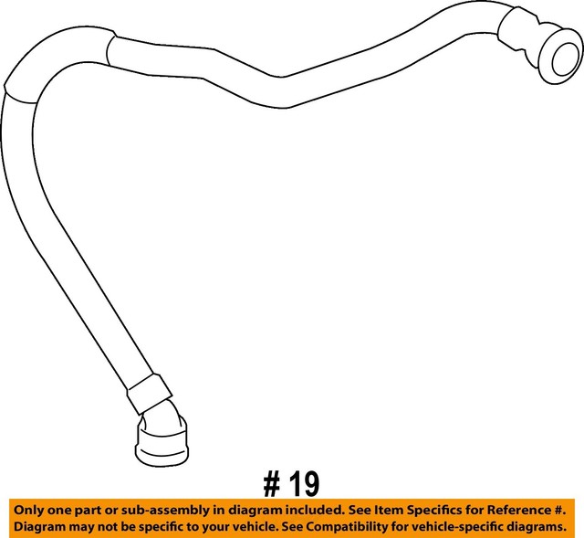 Genuine OEM BMW E70 X5 Radiator Coolant Hose 17127544549 for sale ...