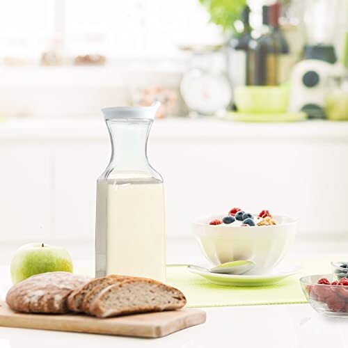 Plastic Water Pitcher With Lid 6pack 32 Oz Carafe Pitchers For Drinks ...