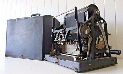 Antique Vintage Gestetner Duplicator & Case - PAT in 1879 ...