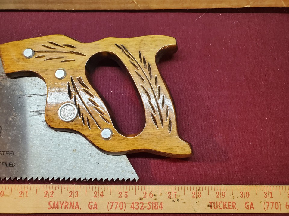 NIB Disston D-23 26" L Blade Saw 10pt Crosscut 5 1/2pts Lot of 2 New ...