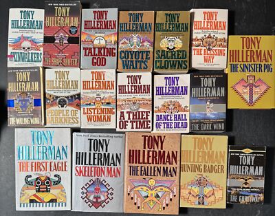 Complete Series Set JOE LEAPHORN AND JIM CHEE 1-18 Tony Hillerman Lot ...
