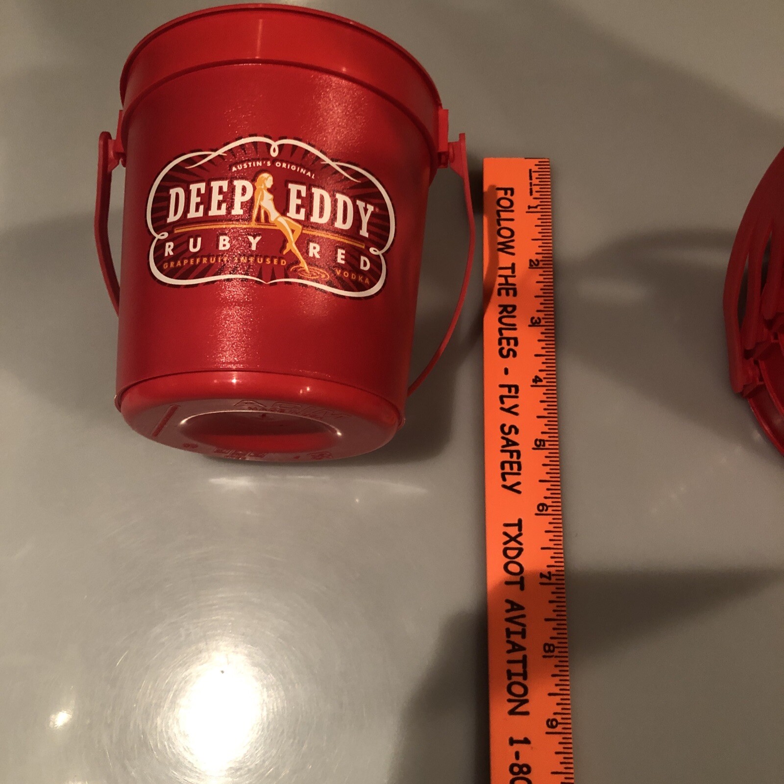 Deep Eddy Vodka Ruby Red promotional Red Bull Drink Buckets 1 dozen 12 ...