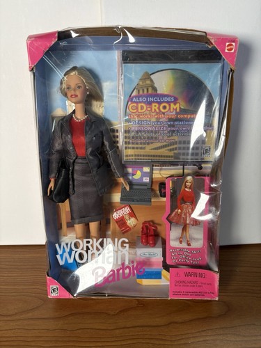 Working Woman Barbie Doll 1999 Vintage With CD ROM | eBay