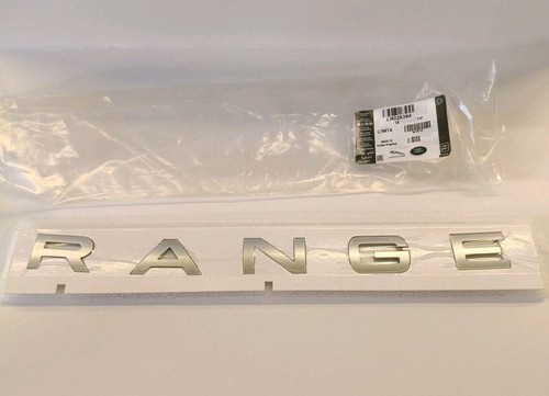 RANGE ROVER EVOQUE BONNET BADGE EMBLEM LOGO NAME PLATE ''RANGE'' 12-18 ...