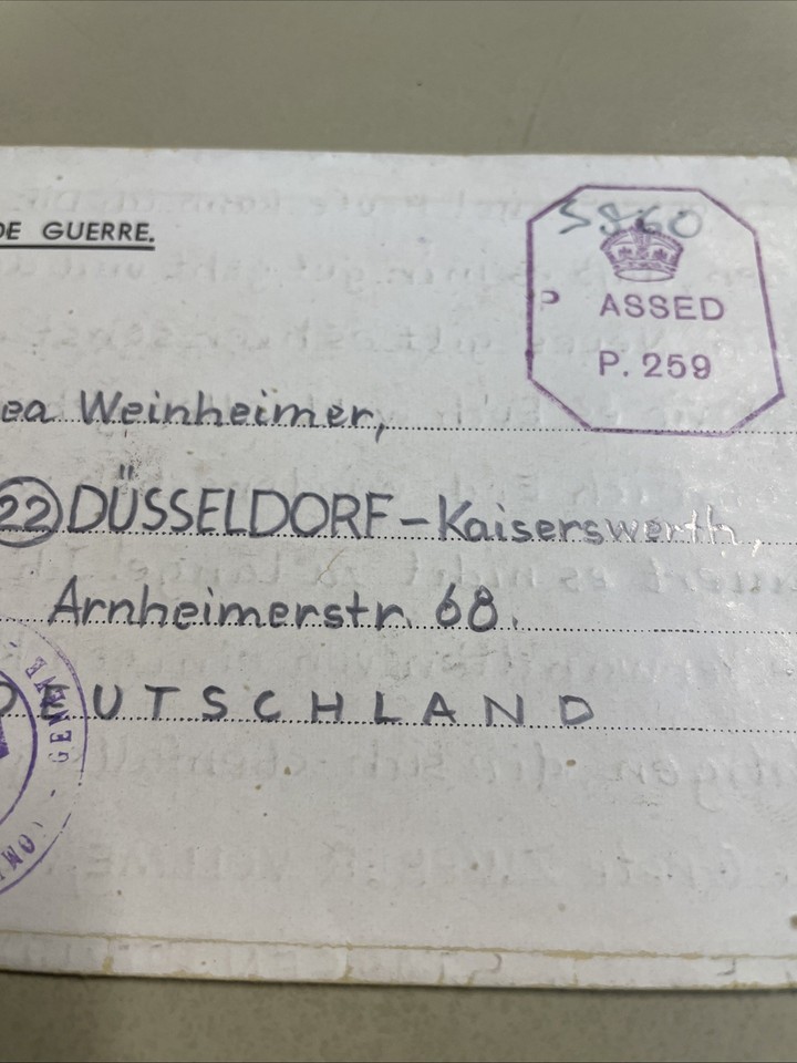 Gefangenen Lager Post WK2 WW2 Prisoner Of War Great Britain England ...