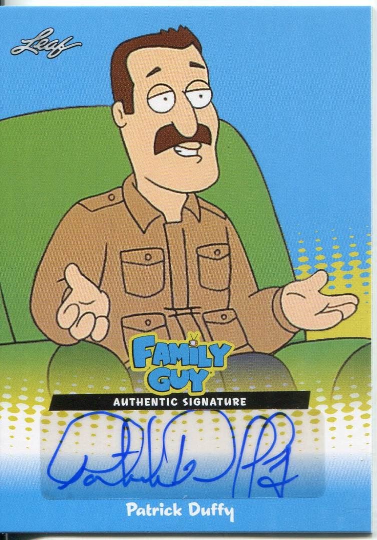 Family Guy Seasons 3, 4 & 5 Autograph Card PD1 Patrick Duffy | eBay UK