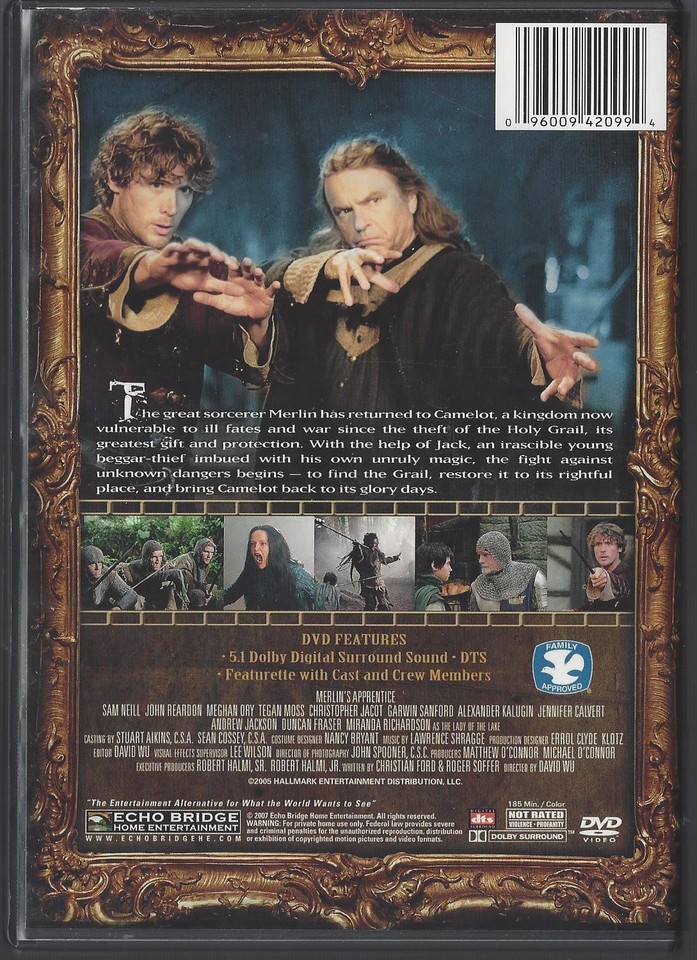Merlins Apprentice (DVD, 2006, Full Frame) Sam Neill, Miranda ...