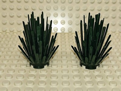 LEGO® • 2 x Pflanze • Busch • Strauch 6064 • Dunkel Grün • Western City ...
