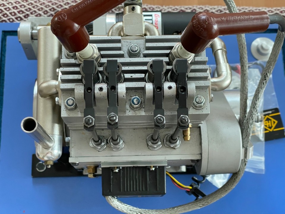 Machinist Made 50cc 2-cylinder Water Cooled RC Marine Engine | eBay