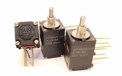 3 Pack AB Dual 10K OHM Mod Pot Modified Log Potentiometer 1W ...