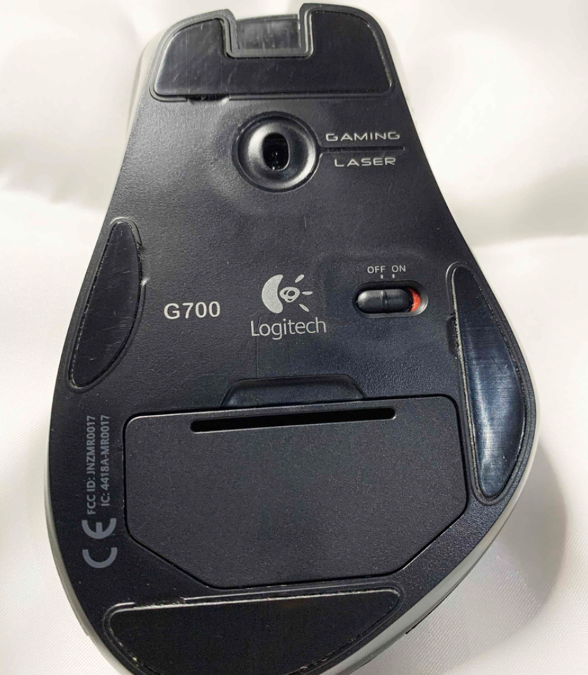 Logitech G700 Wireless & Gaming Laser Mouse black Logicool near mint ...