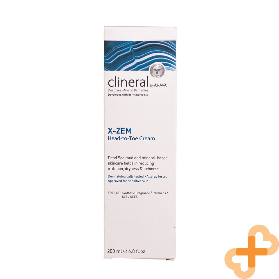 Clineral By Ahava x-Zem Head-To-Toe Riduzione Prurito Irritazione Crema ...