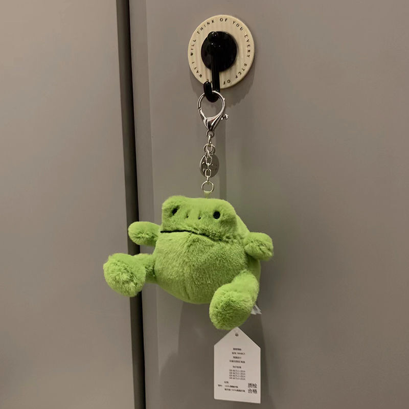 Jellycat Ricky Rain Frog Bag Charm Mini Plush Keychain Leafy Green ...