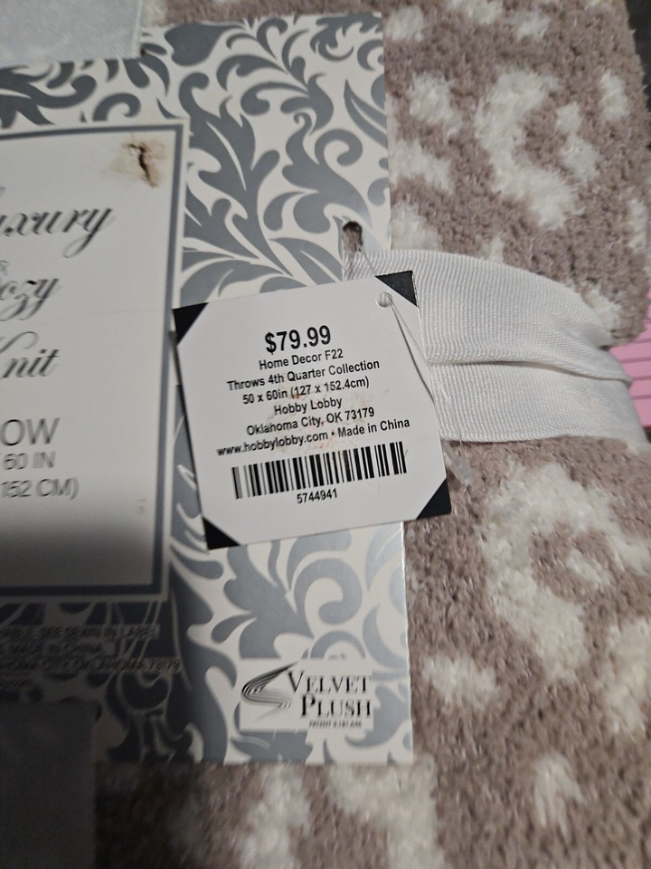 Hobby Lobby Home Decor Throws 4th Quarter Collection | eBay