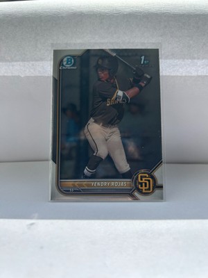 2022 Yendry Rojas Bowman Chrome Prospect 1st Bowman San Diego Padres ...