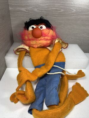 VINTAGE JIM HENSON MUPPETS ANIMAL PUPPET DOLL Fisher Price # 854 Quaker ...