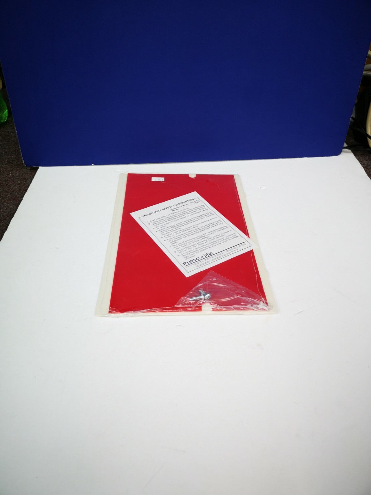 Exit Sign Red Prescolite Faceplate Replacement Features Punch out ...