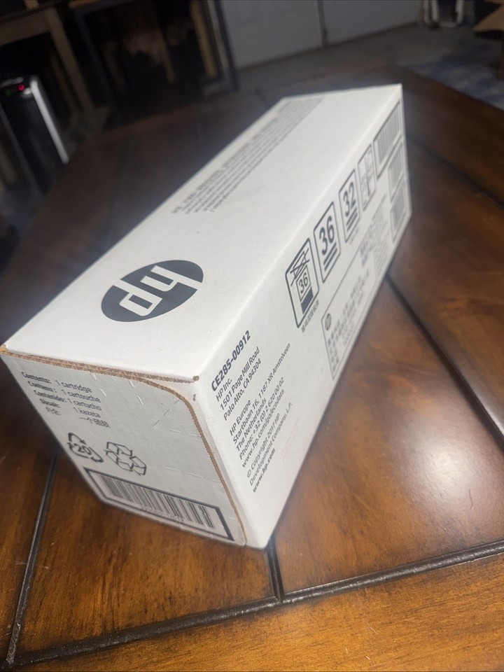 HP CE285AC LaserJet Toner Cartridge Black, New Sealed, OEM Factory Box ...