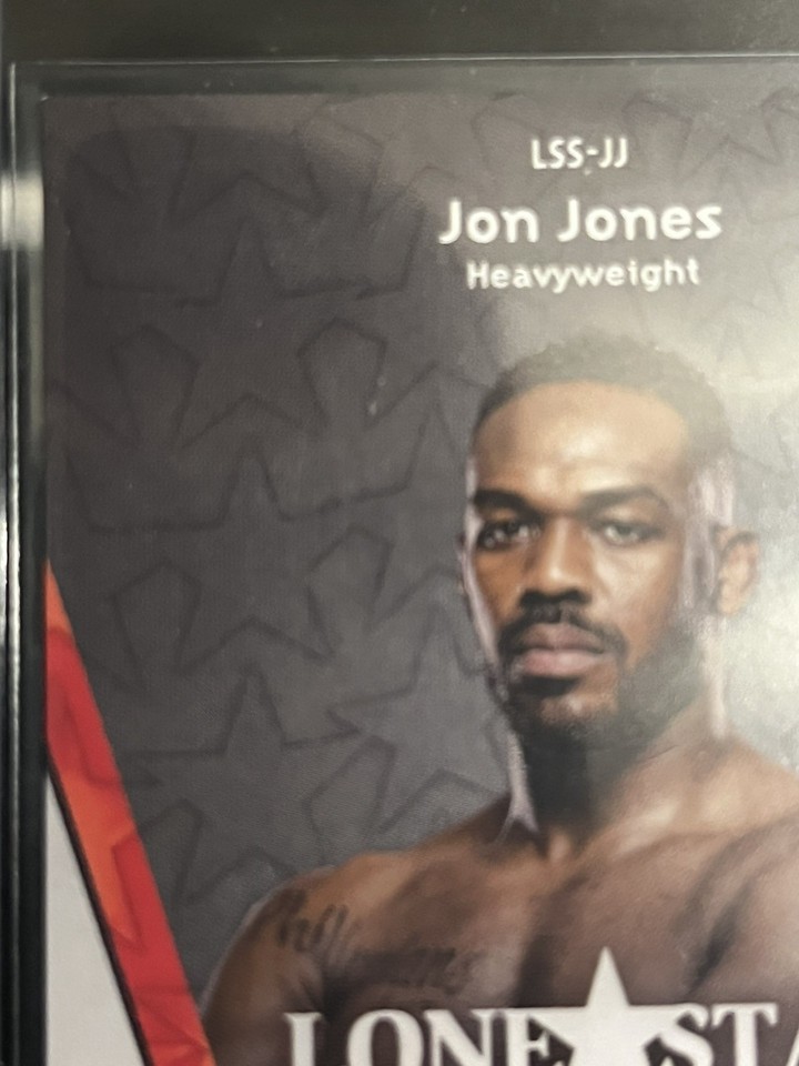 2025 Topps Stadium Club Jon Jones Lone Star Signatures Auto /25 On-Card ...