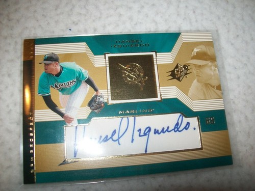 2002 UPPER DECK SPX RC HANSEL IZQUIERDO AUTO SIGNED #135 FLORIDA ...