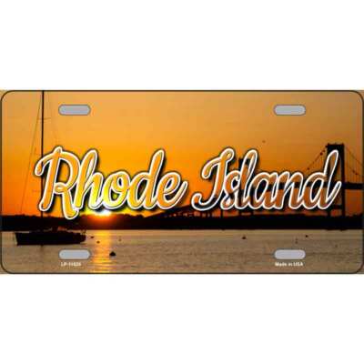 Rhode Island River Sunset State License Plate Tag LP-11628 | eBay