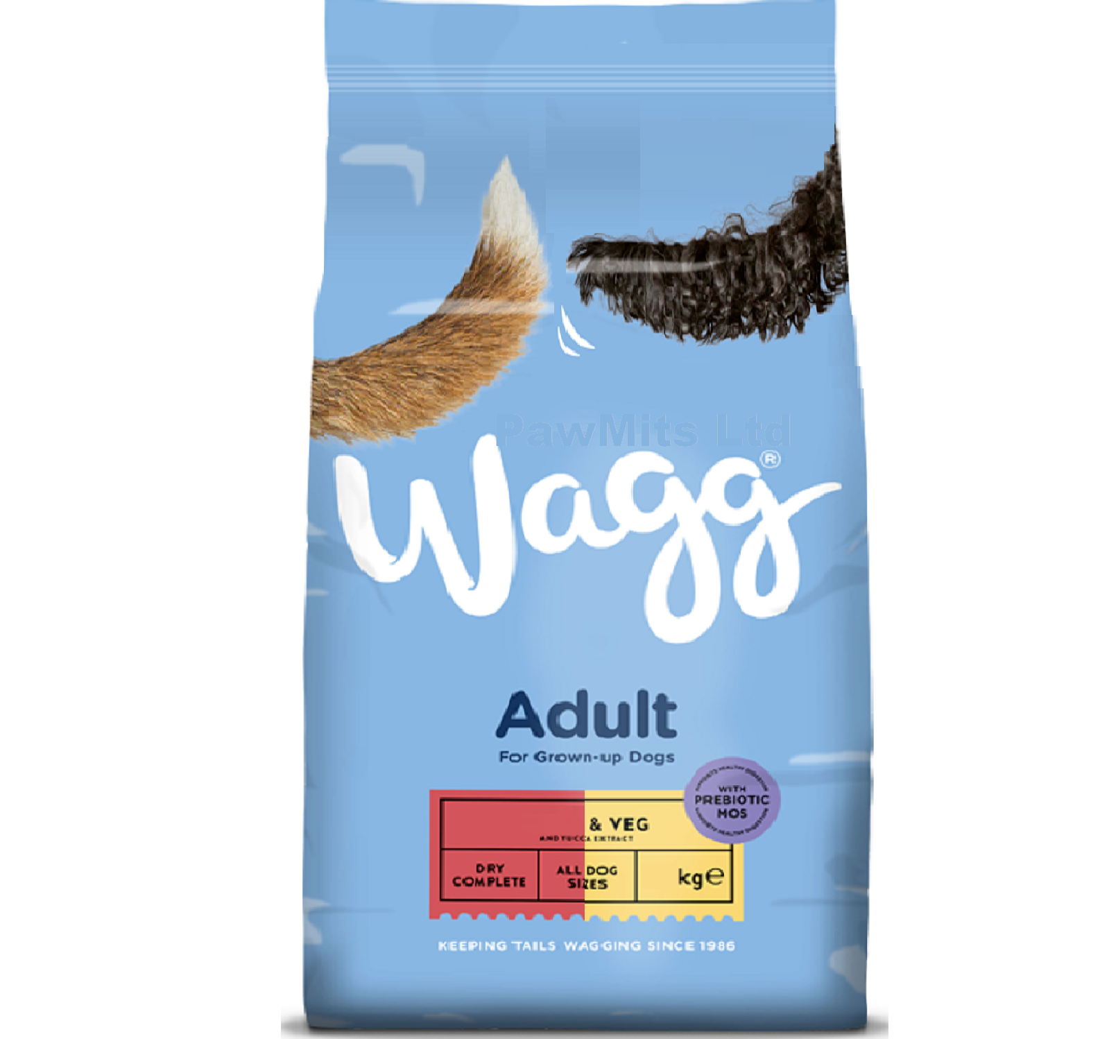 WAGG COMPLETE - (1kg to 12kg) - Adult Dry Dog Food Kibble bp Chicken ...