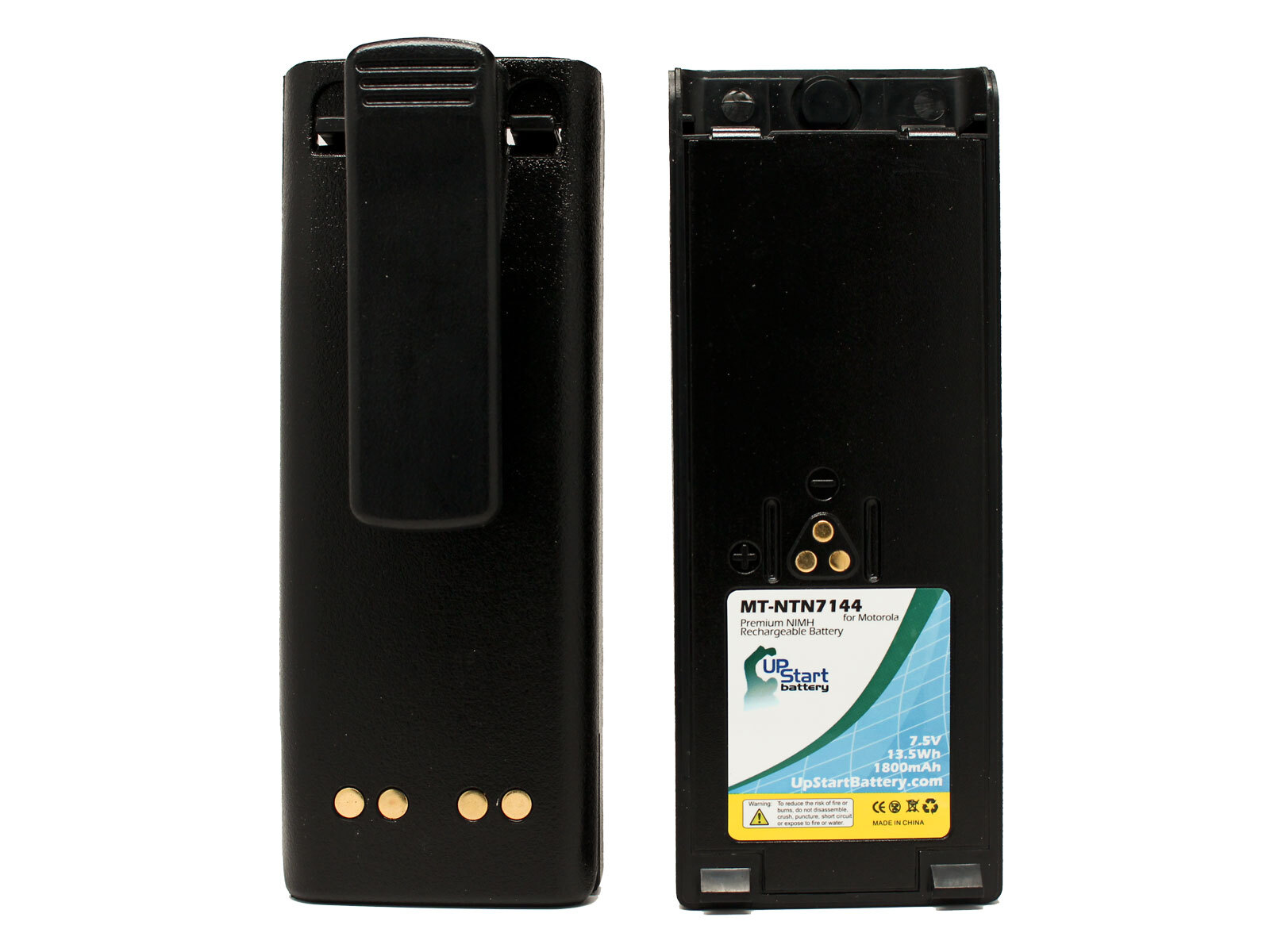 2x Two-Way Radio Battery for Motorola HT1000, MTX838, PTX1200, GP2013 ...