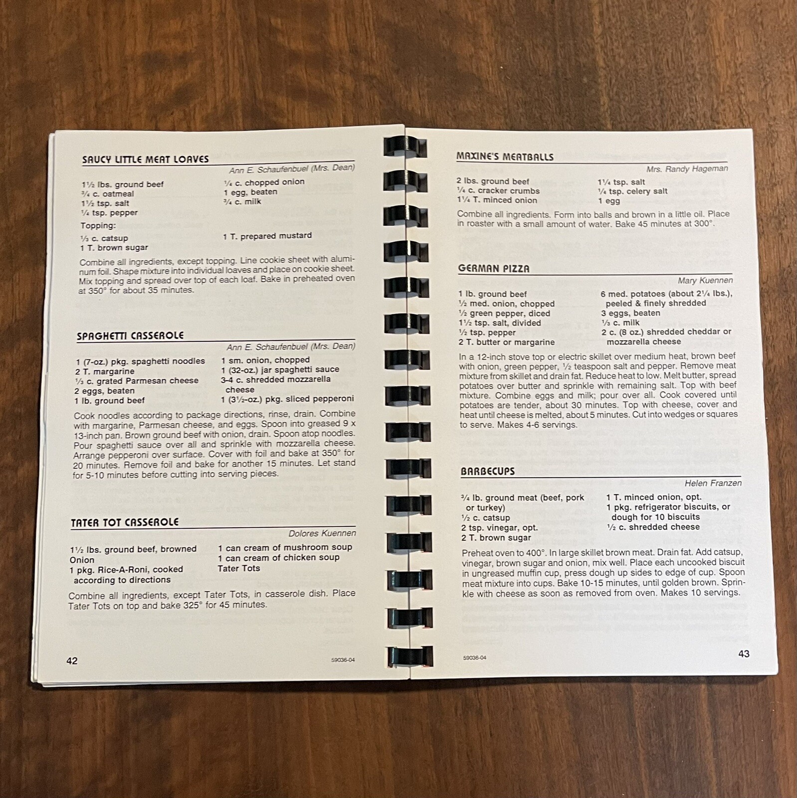 Taste Of The Town A Community Cookbook by St. Lucas Fire Department ...