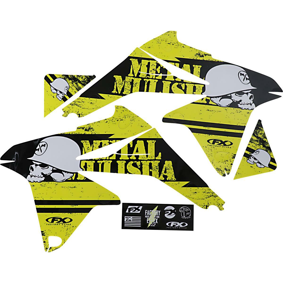 Factory Effex - 23-11430 - Metal Mulisha 2020 Shroud Graphic Kit for ...