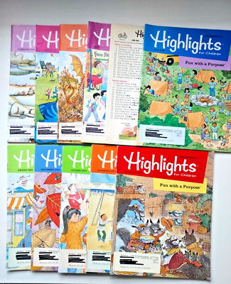 Vintage HIGHLIGHTS Magazine for Children LOT Of 11 from 2002 Great Used ...