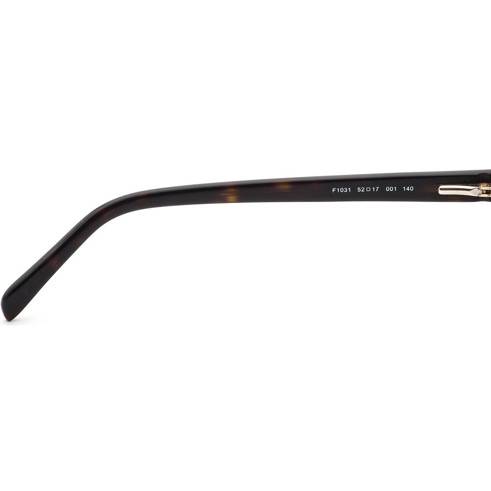 Fendi Eyeglasses F1031 001 Black/Tortoise Rectangular Frame Italy 52[]17 140 | eBay